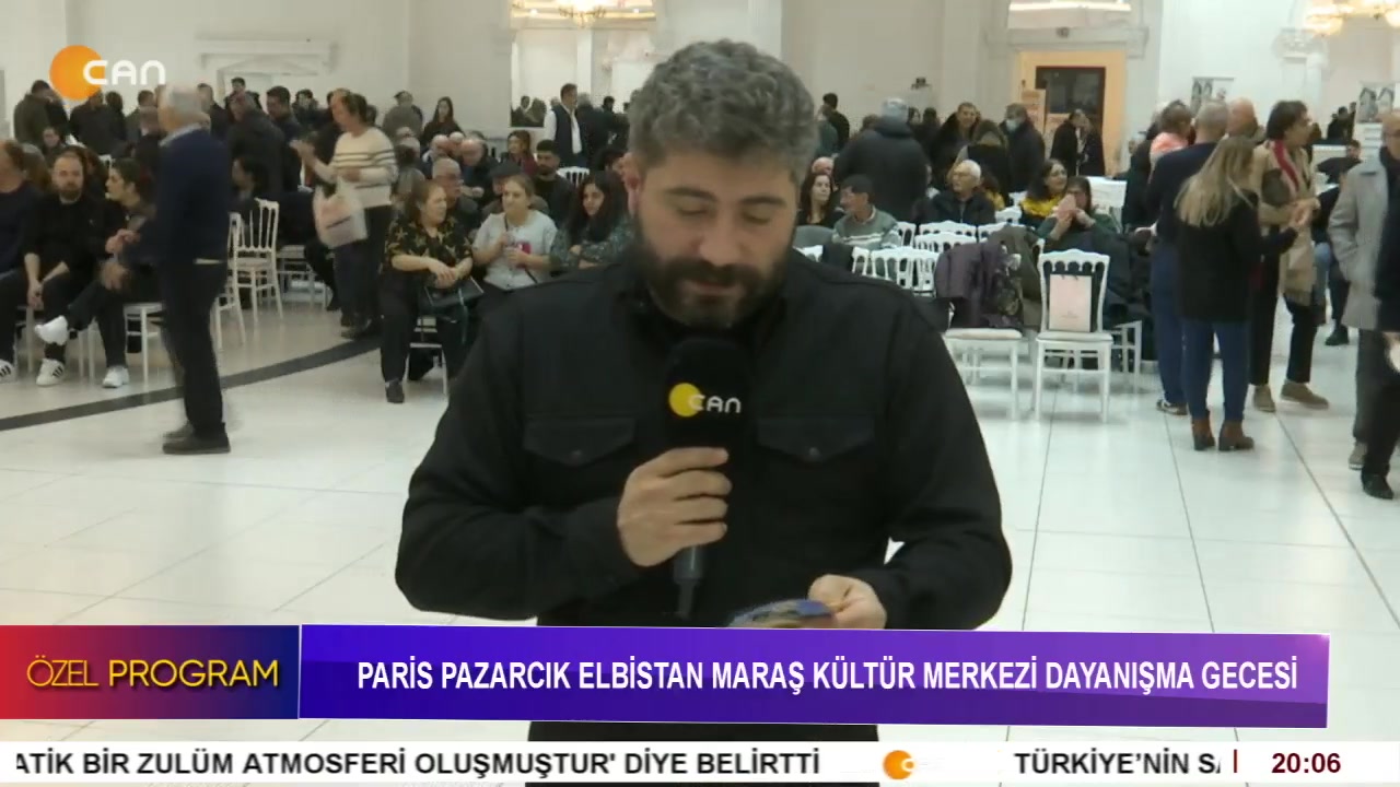 Paris Pazarcık Elbistan Maraş Kültür Merkezi Dayanışma Gecesi. | CAN TV ...